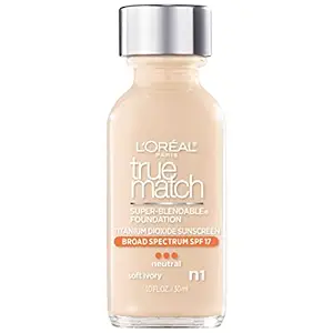 LOREAL TRUE MATCH - FOUNDATION - N1 SOFT IVORY